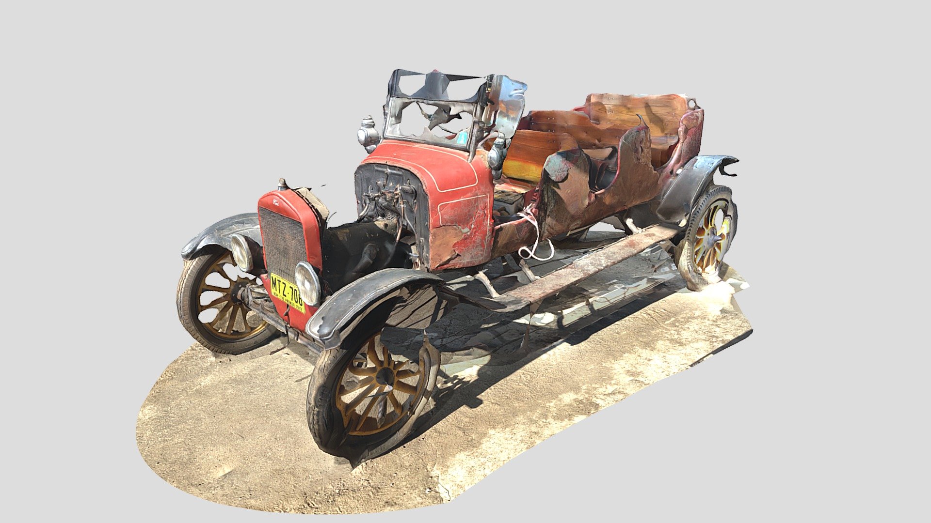 Ford Model T - 3D model by asagiricampground [8218dd9] - Sketchfab