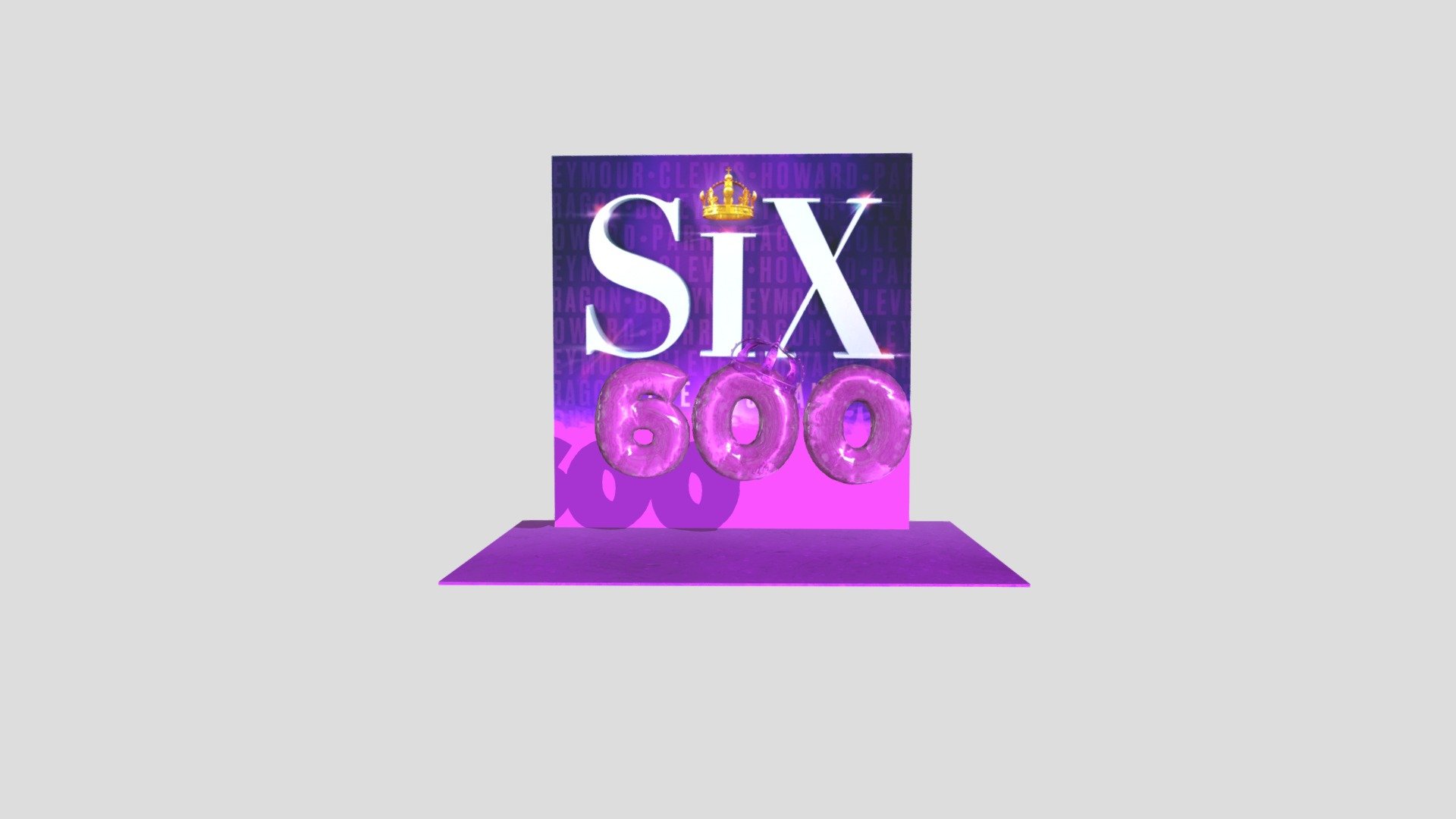 6_number - 3D model by AR Creations by Ian Sklarsky (@PollinatAR ...