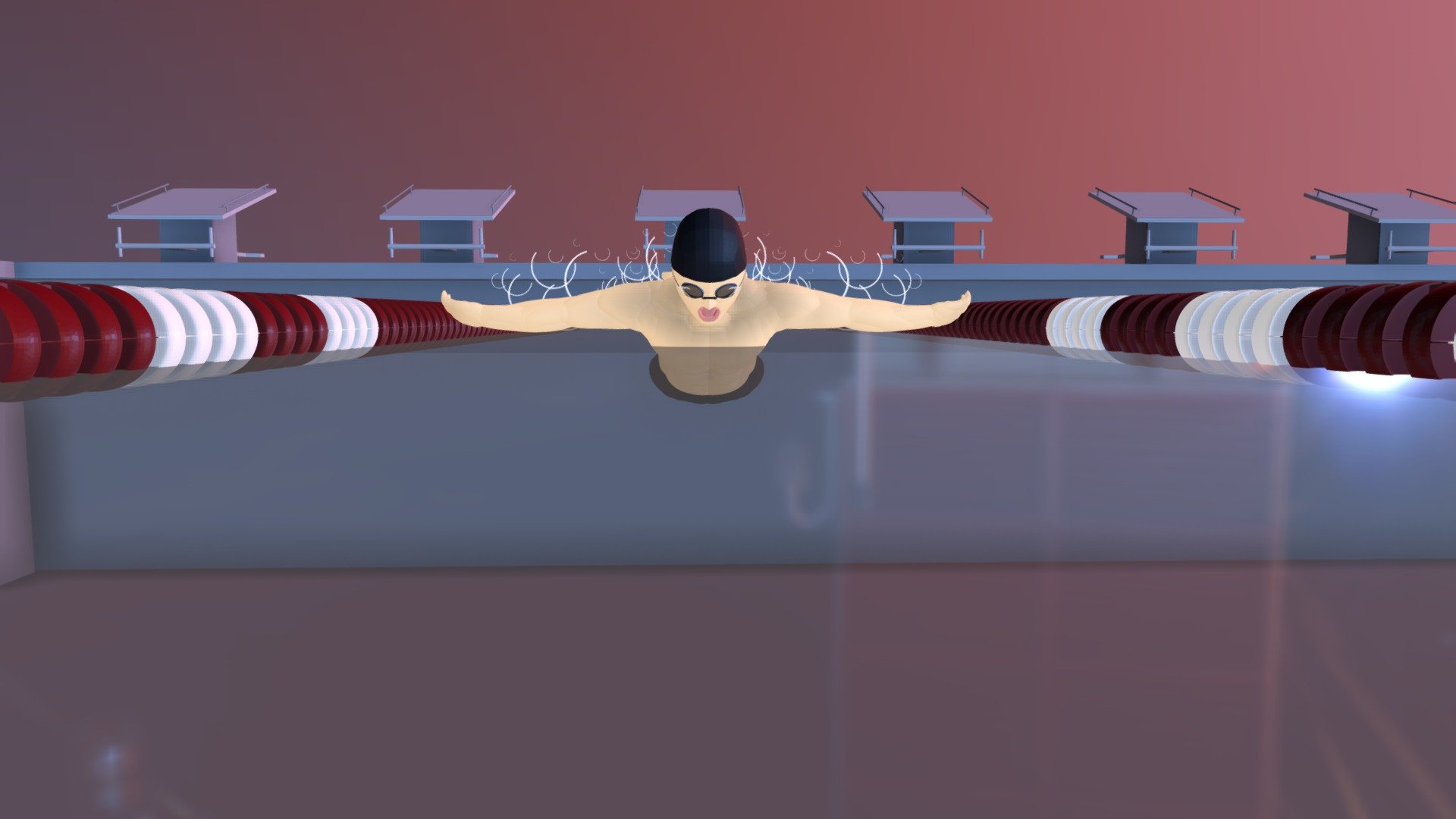 The Art of Swimming - 3D model by CricketCai (@25caih) [8219a54 ...