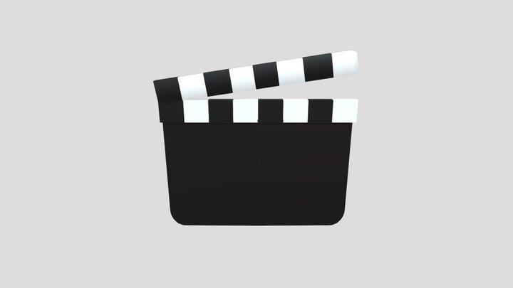 Clapperboard3dmodel 3D models - Sketchfab