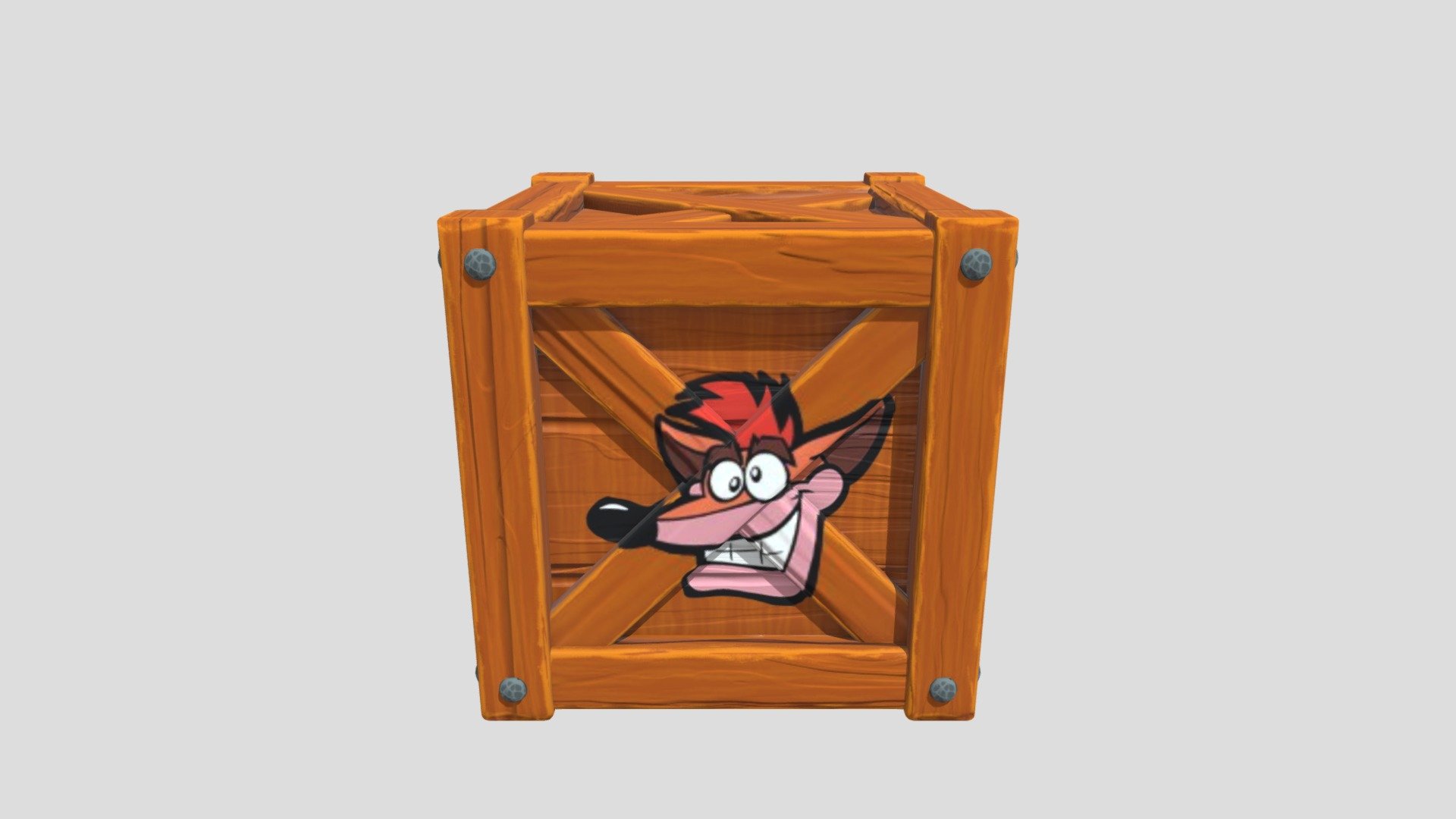 Crash Bandicoot Crate - 3D model by NJAGUILAR [821c16f] - Sketchfab