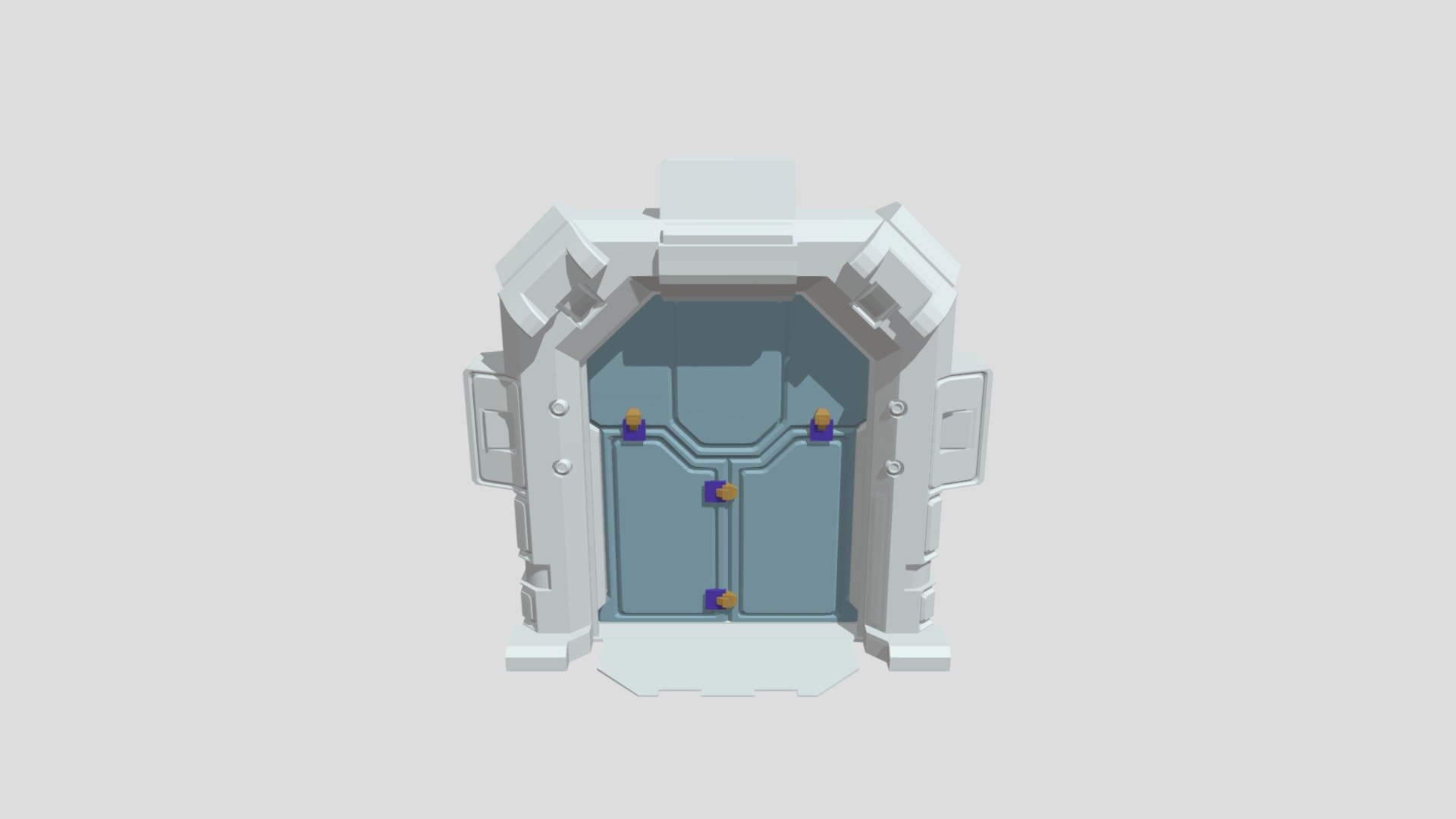 SciFi Door Intro Animation Assignment - Download Free 3D model by ...