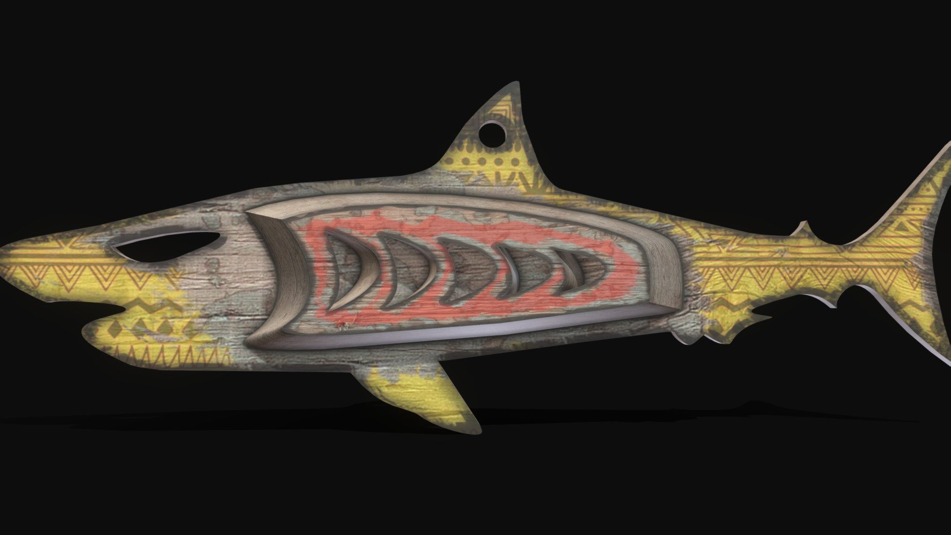 Tiki Fish - Buy Royalty Free 3D model by USERVIBE (@us3rvib3) [821e070 ...