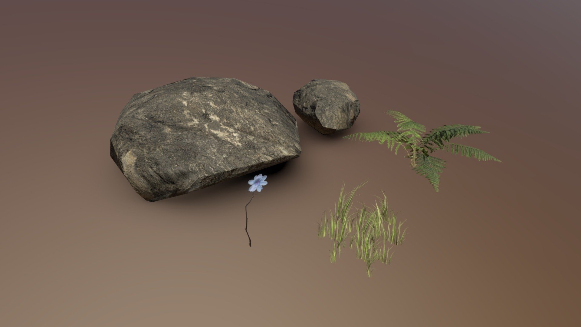 Video Game foliage Kit - 3D model by Yandrack [821f9c0] - Sketchfab