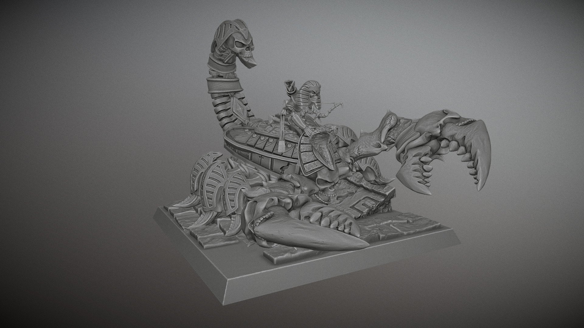 Ancient Tomb Rider - Miniature - 3D model by Rodrigo Aldana (@frogx4 ...