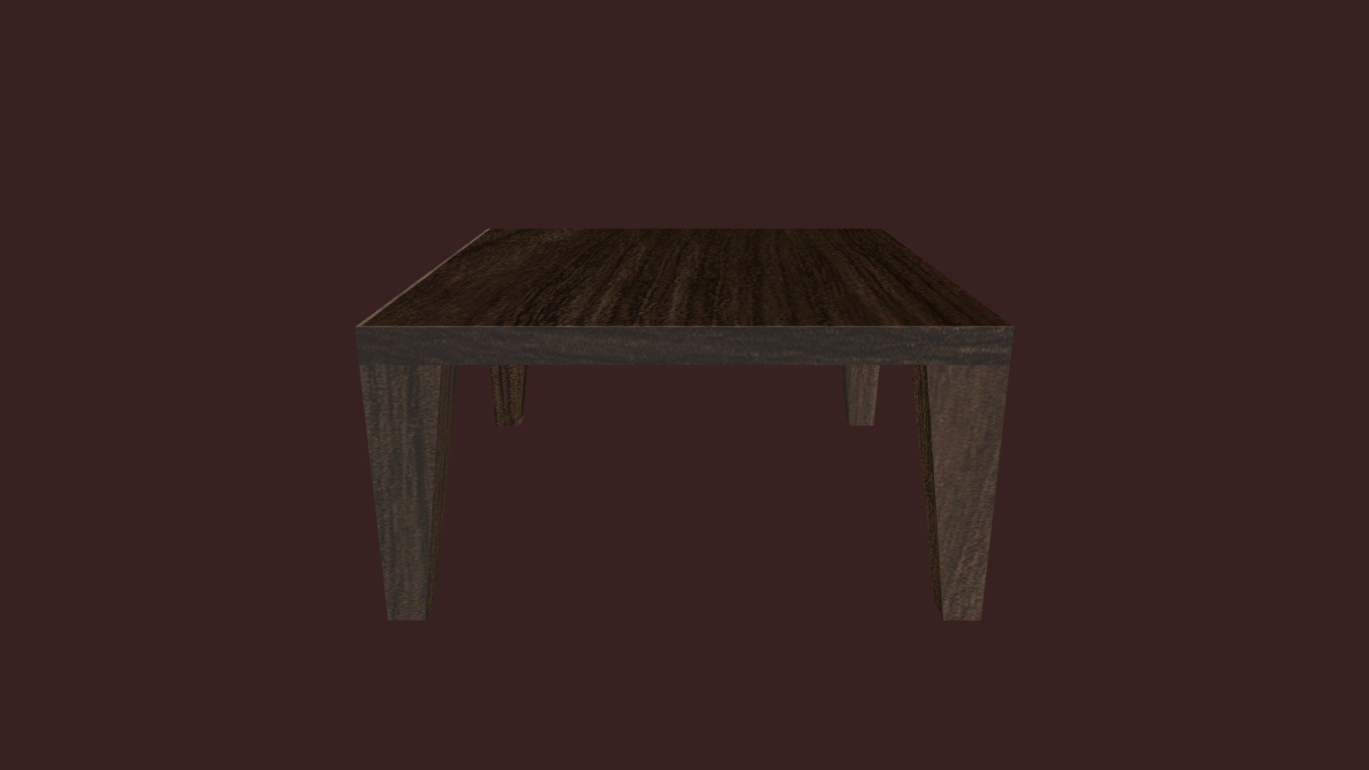 Simple Wood Table - Download Free 3D model by Pichael Productions ...