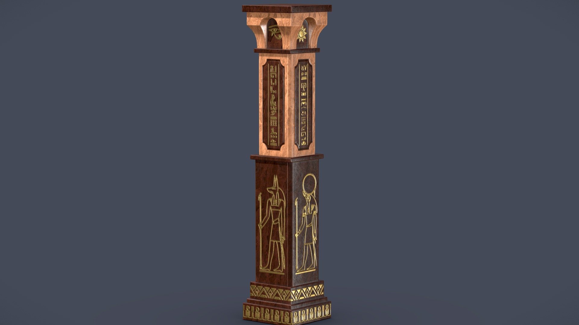 Egyptian Column Fantasy Style - Buy Royalty Free 3D model by Ari_art ...