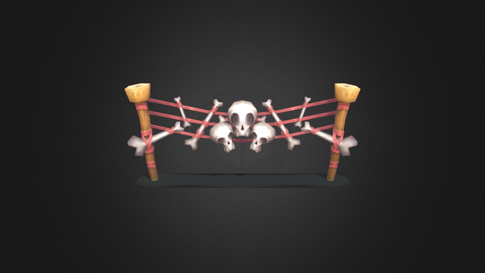 Jungle Skull Barrier - Download Free 3D model by NextLevelModels ...