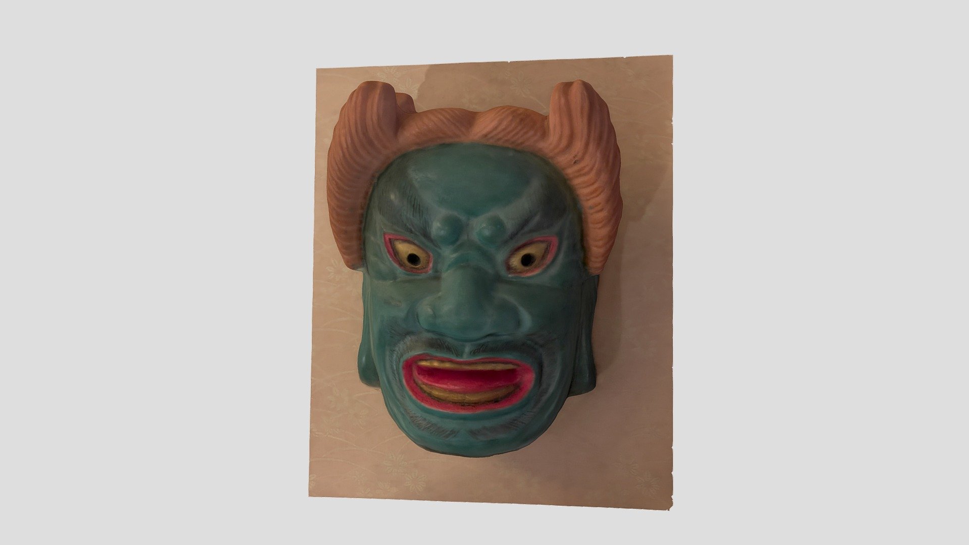 Noh Mask Fudou from category Kishin - 3D model by Koto3D Stephane ...