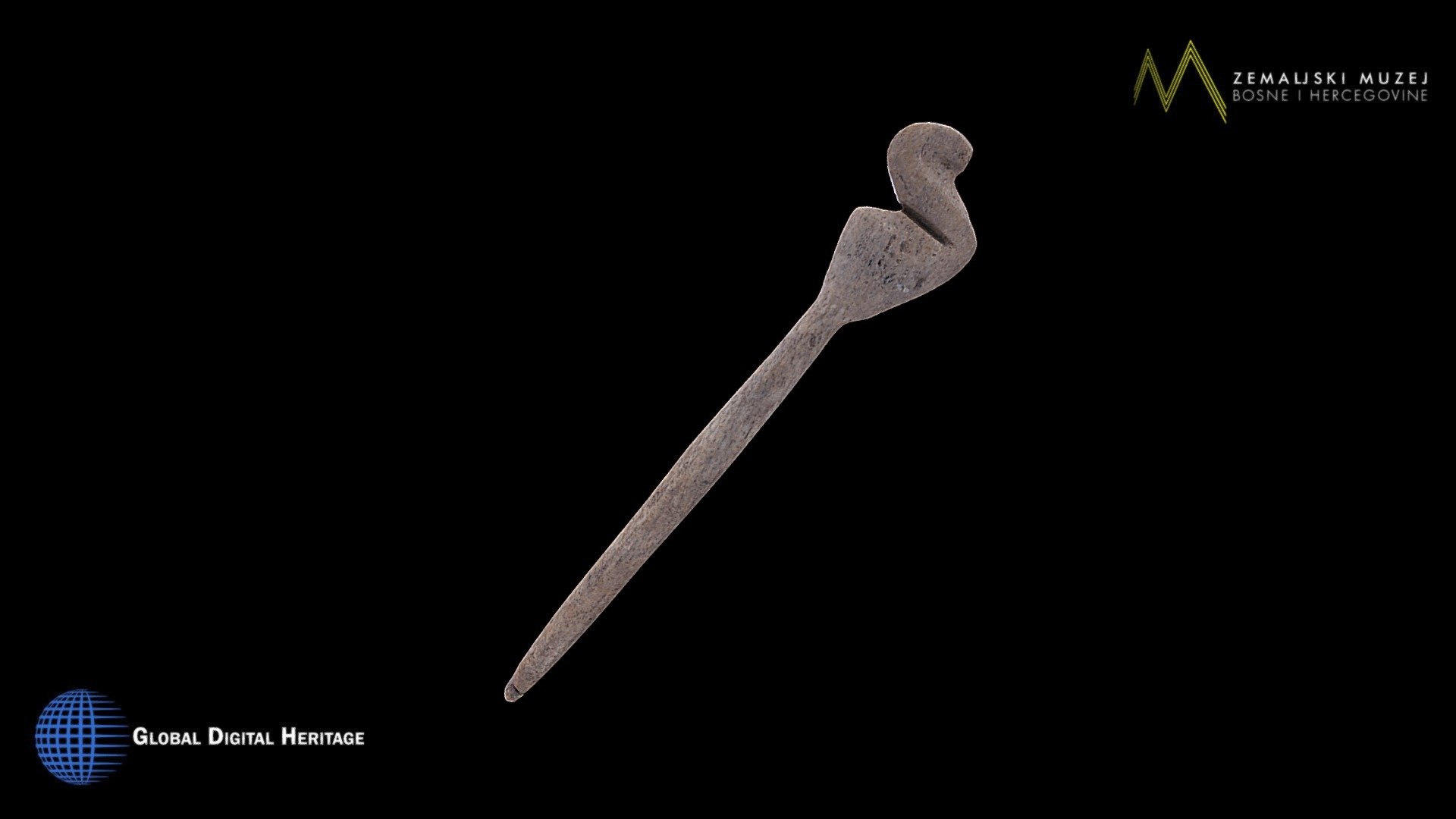 NMB&H, Neolithic decorated pin - Download Free 3D model by Global ...