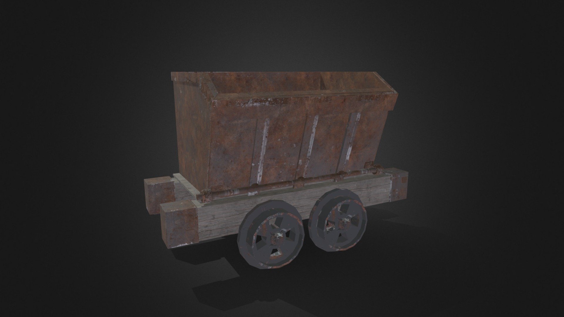 Miner Cart - 3D model by MolieRobert [822a141] - Sketchfab