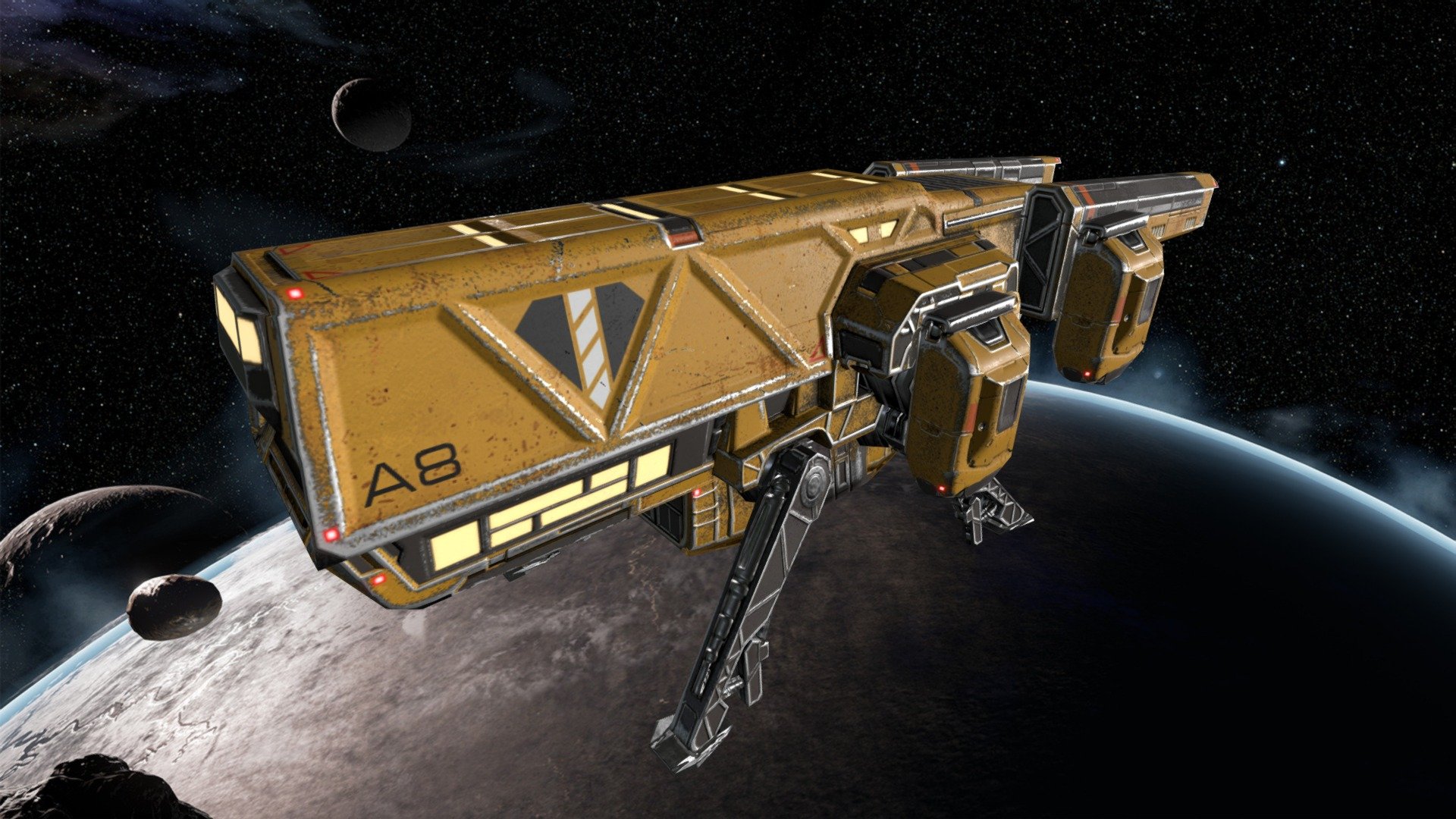 Zarek boarding craft/dropship - Fractured Space - 3D model by Edge Case ...