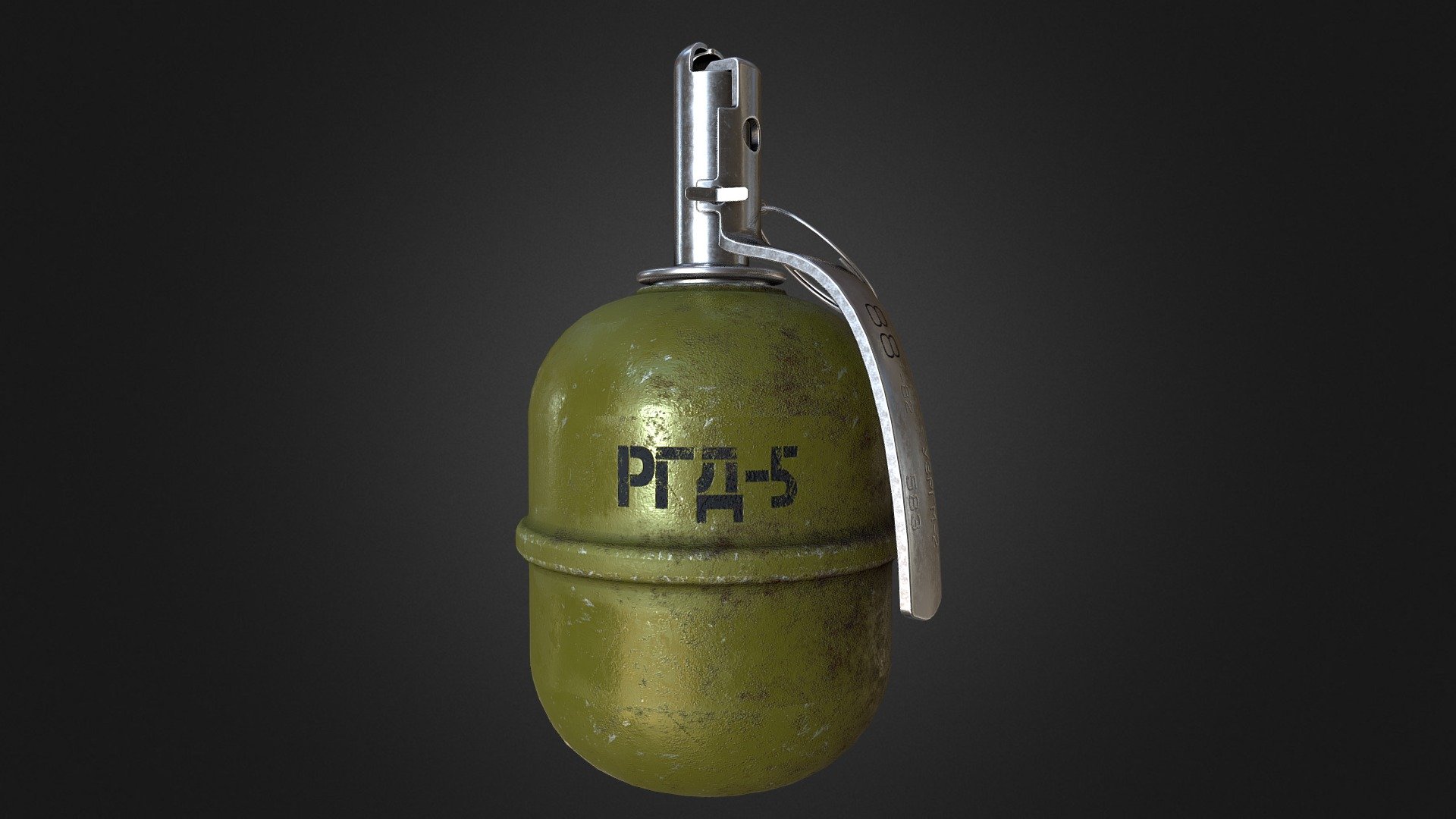 Soviet Hand Grenade RGD-5 - Download Free 3D model by Igor Pakov ...