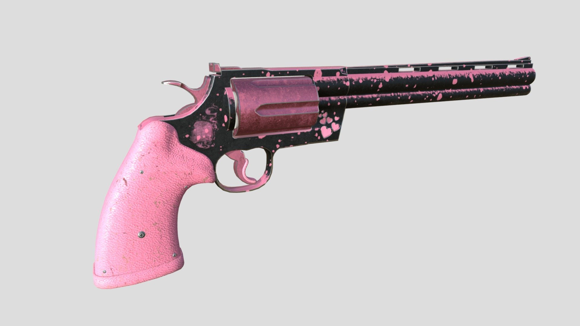 "Love Hurts" Colt Valentine's Day Weapon Skin - 3D model by Tipping ...