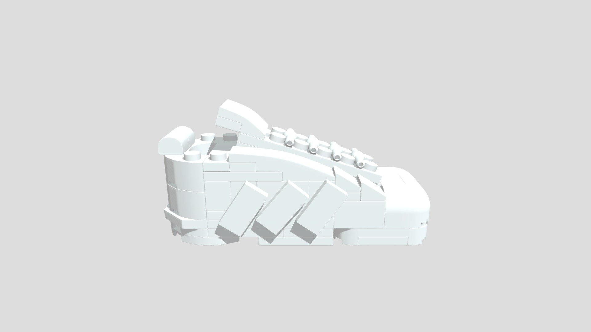 LEGO Adidas Shoe - 3D model by Stieefus [822b3d8] - Sketchfab