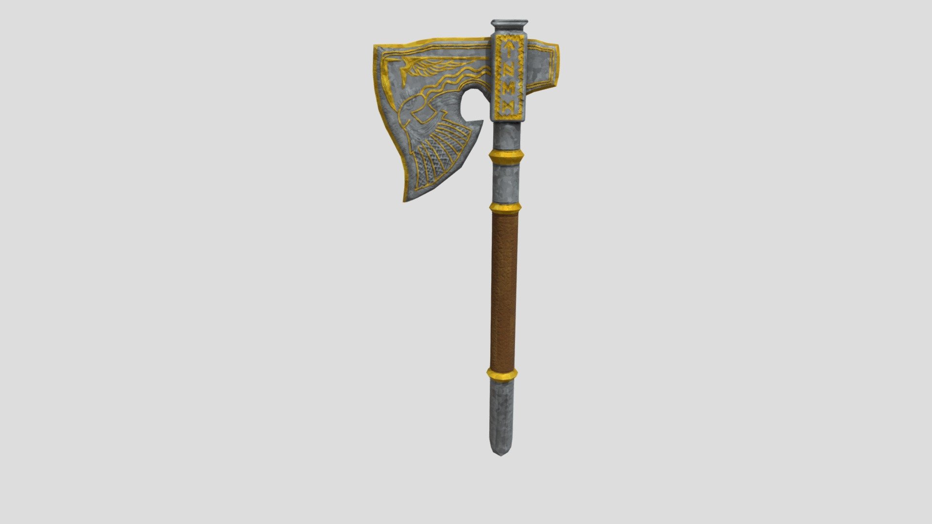 Dwarf Axe Low Poly - 3D model by dylanrnold1999 [822b63c] - Sketchfab
