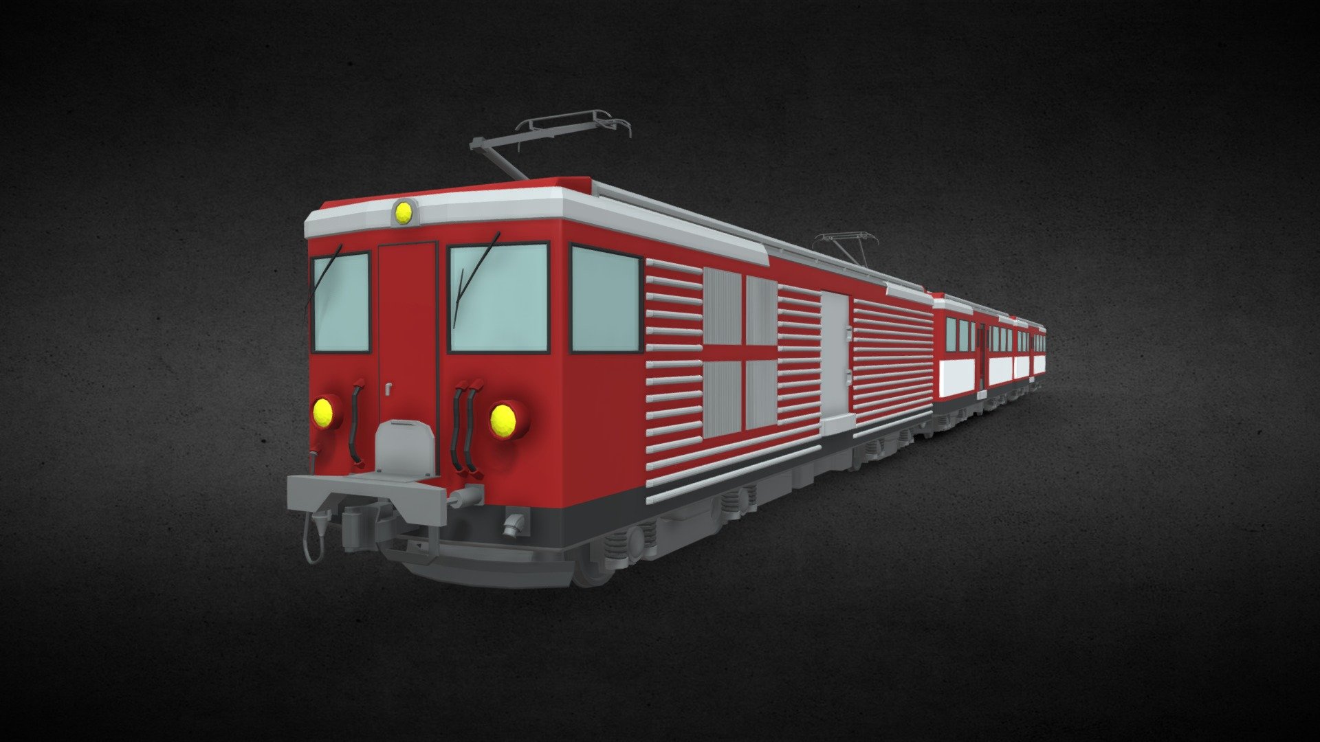 Train - 3D model by Deumart [822e2b1] - Sketchfab