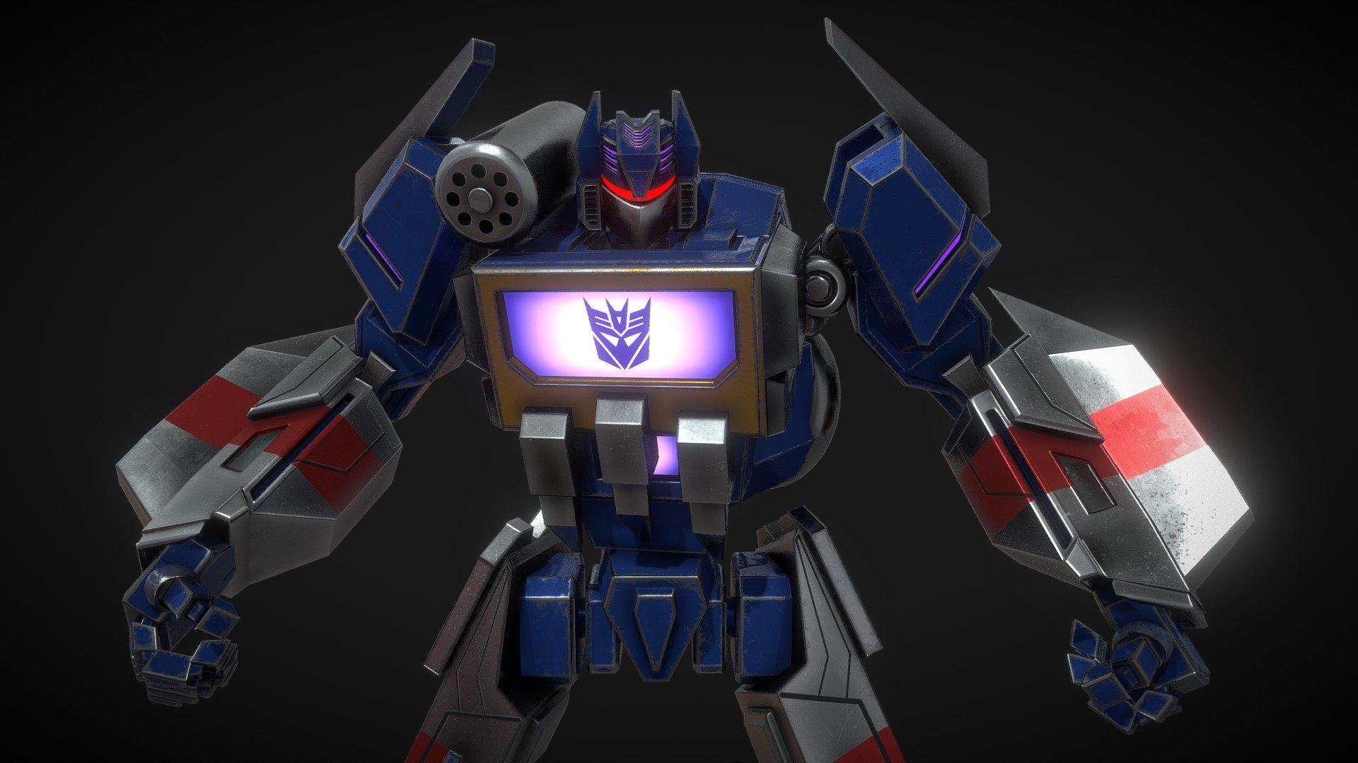 Soundwave WFC remodelled - 3D model by Sawan Chaggar (@vortex22100 ...