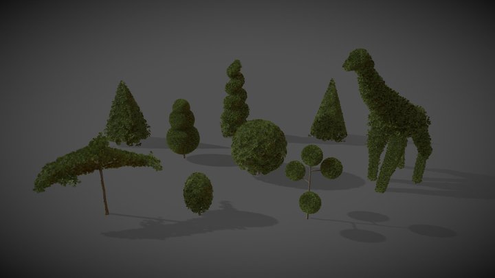 Hedges 3D models - Sketchfab