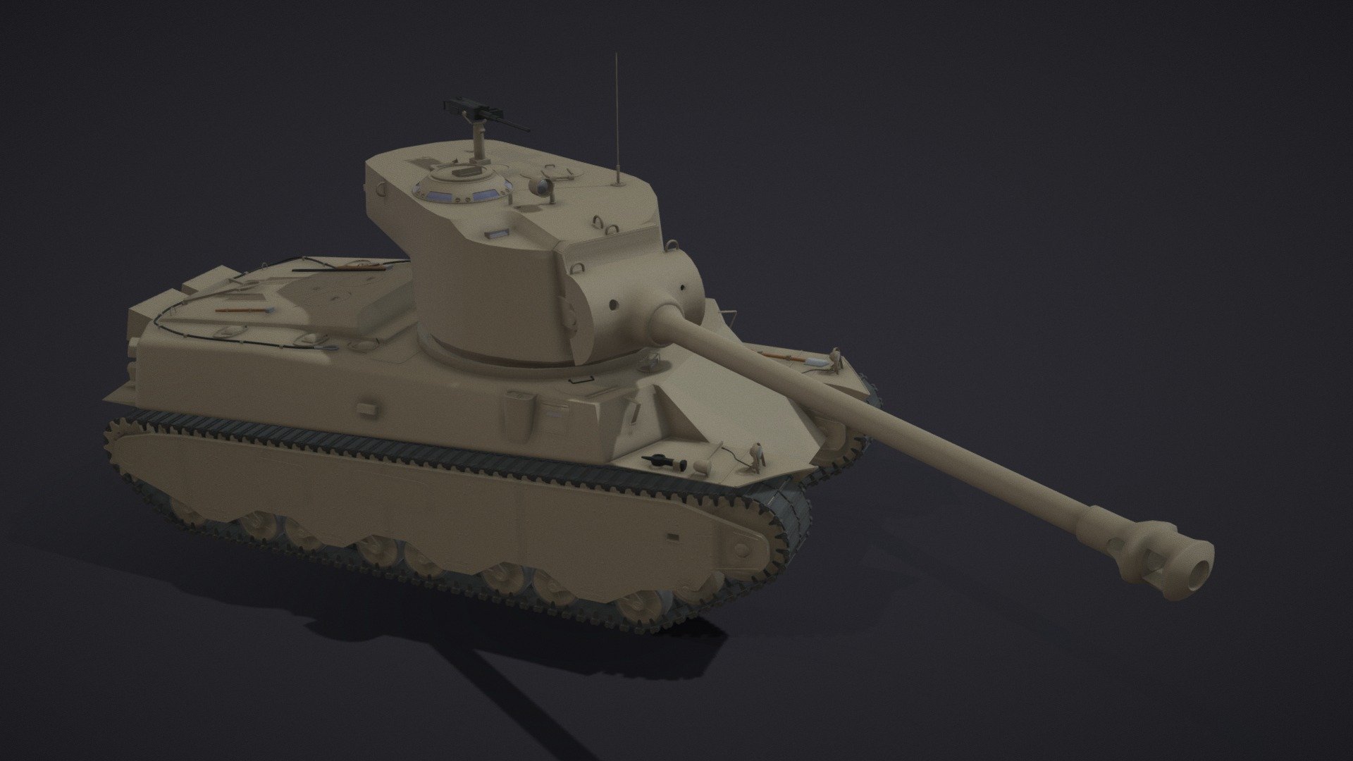 M6A2E1 Tank - Download Free 3D model by Blue3D (@Blueberry12) [8232e26 ...