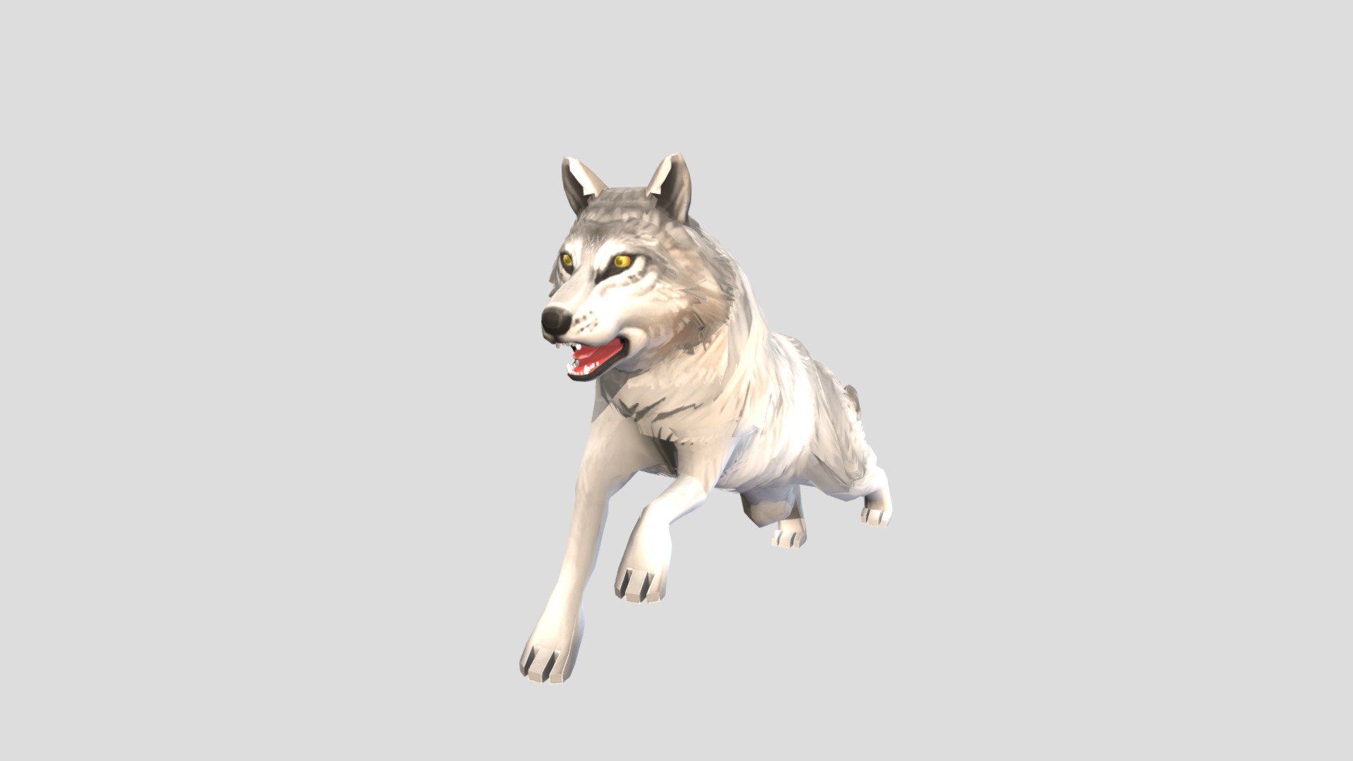 wolf run - 3D model by napper racoon (@imaskka) [8233031] - Sketchfab