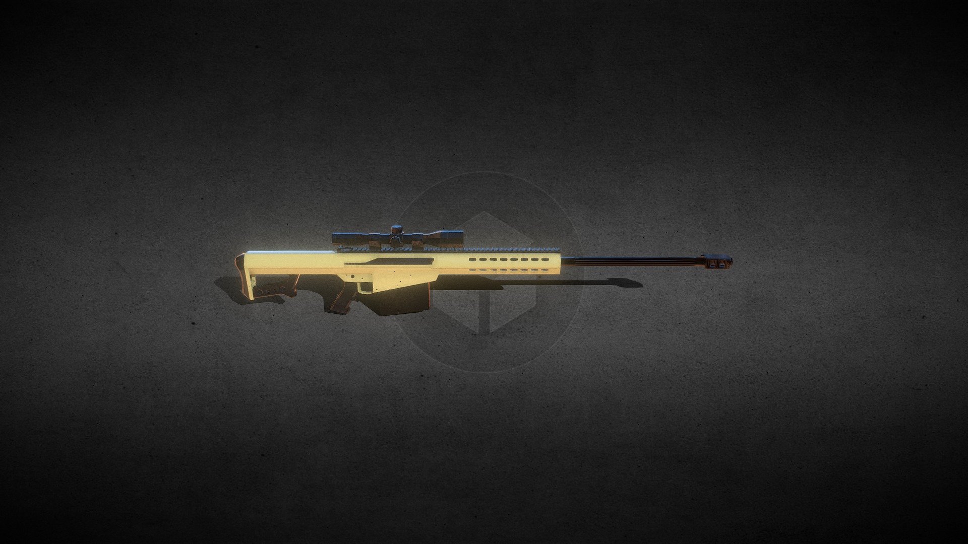 Barrett M82 (Cubic) - Download Free 3D model by Black Hole M. PR ...