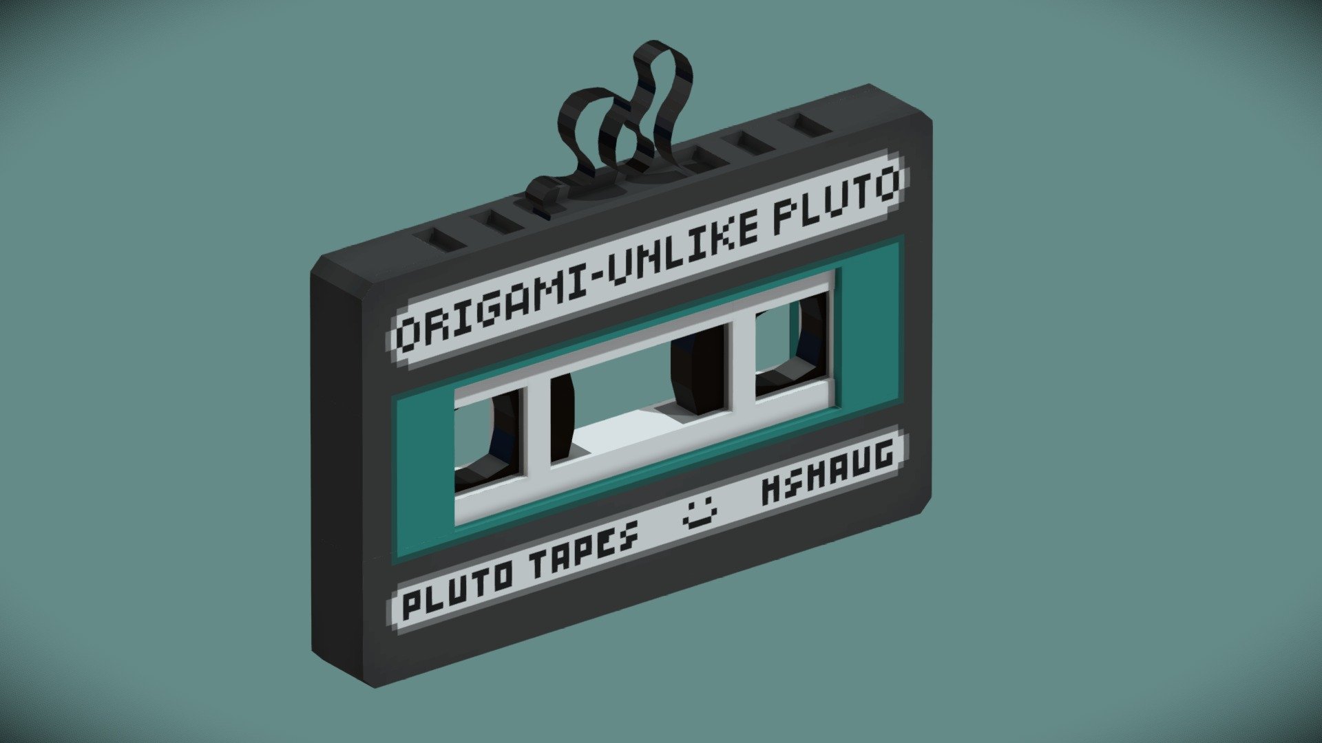 Pluto Tape - Origami - 3D model by MSmaug [82361f0] - Sketchfab