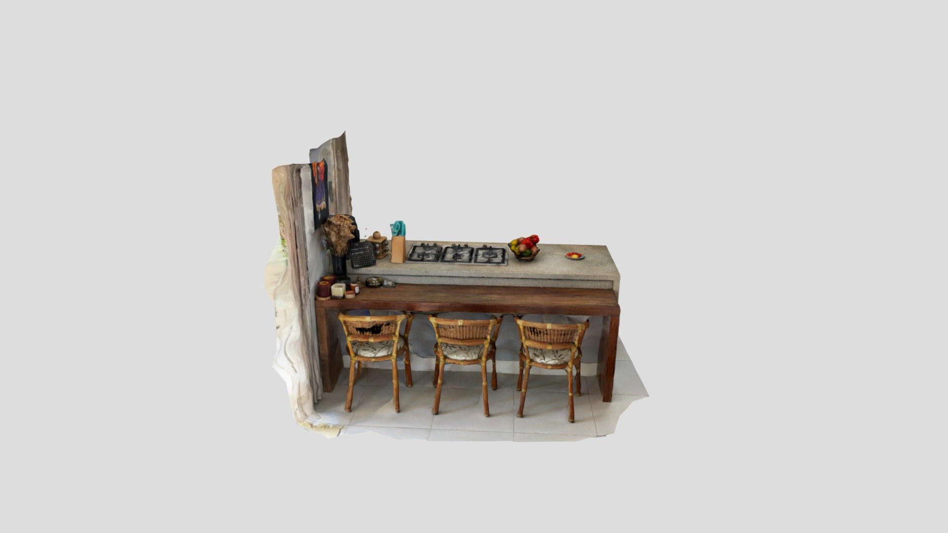 Bar_Kitchen - Download Free 3D model by VGarts [82372ee] - Sketchfab