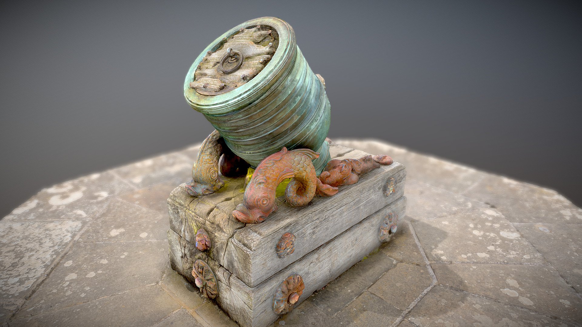 Ornate Cannon - 3D model by Paul (@paul3uk) [8238224] - Sketchfab