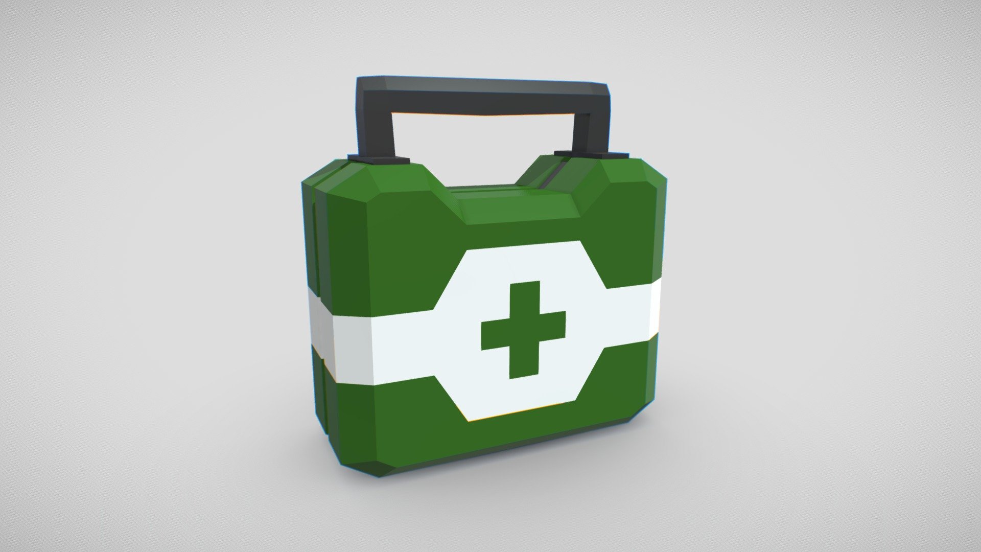 Health/First Aid Kit (Low-poly) [Game-ready] - Buy Royalty Free 3D ...