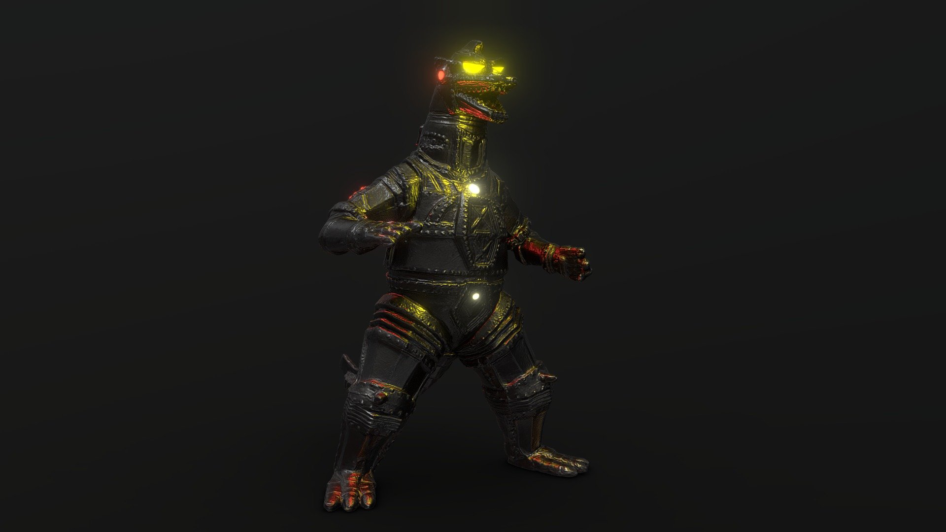 方舟智慧-機械哥吉拉 / メカゴジラ / Mechagodzilla - 3D model by 方舟智慧 ARK (@sbircitd ...