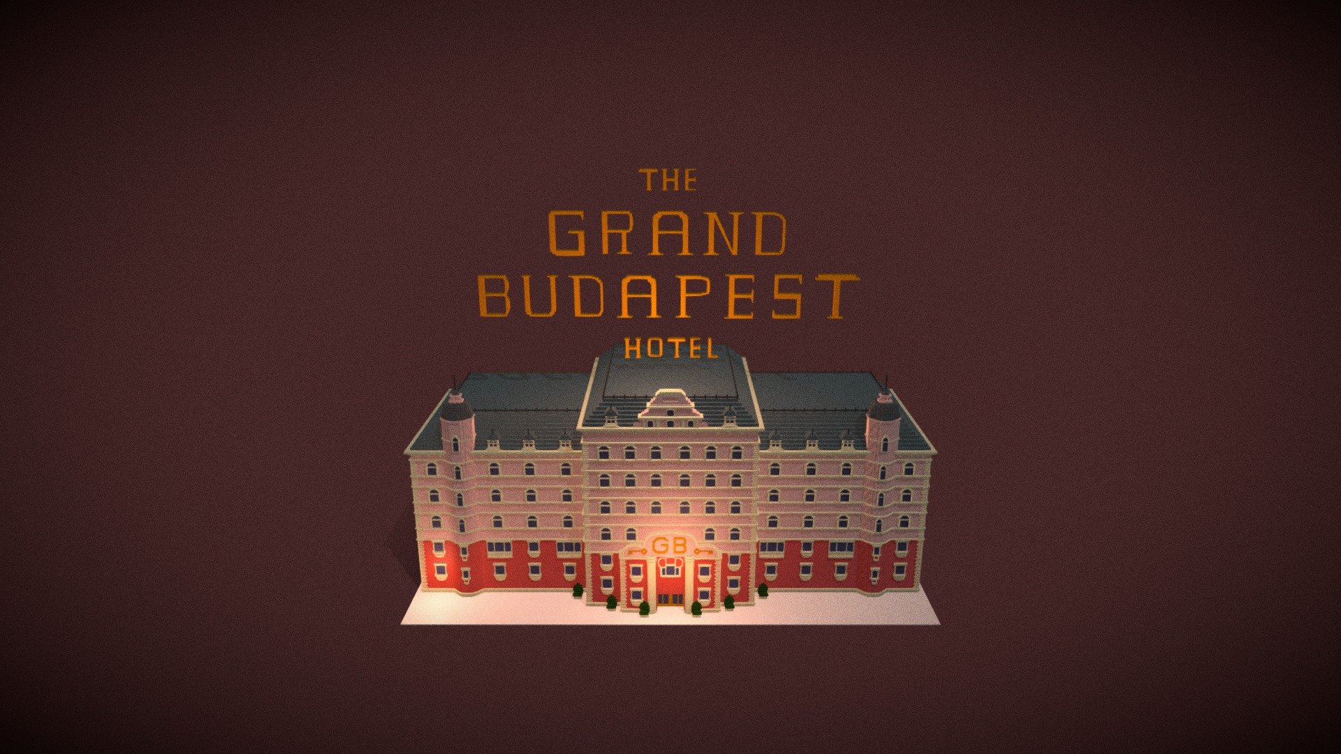 The Grand Budapest Hotel - 3D model by weronika.michalskaxx [823a2e3 ...