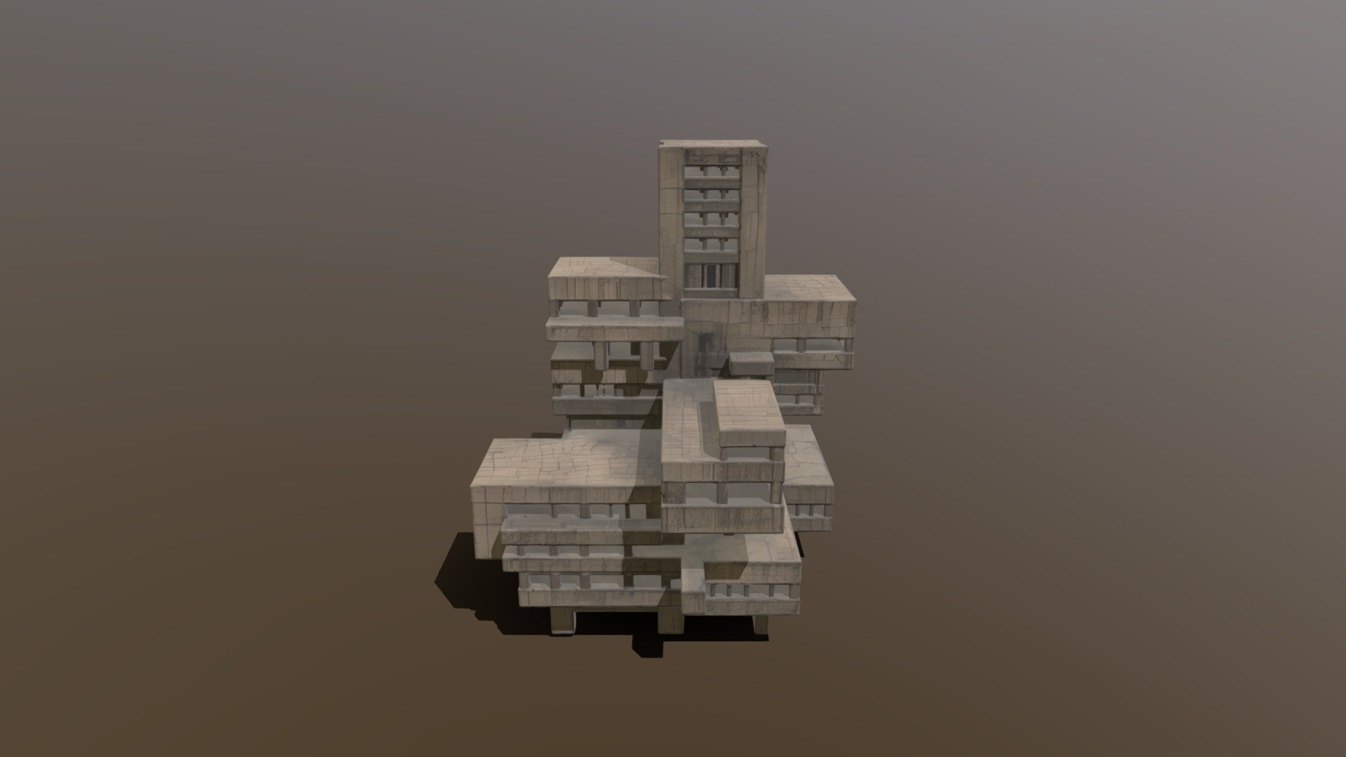 Post Apocalyptic Building - Download Free 3D model by henry-212 ...
