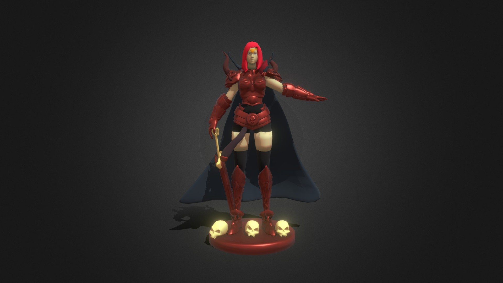 Gravelyn Empress of the Shadowscythe - 3D model by M_Thimmig [82402f6] - Sketchfab