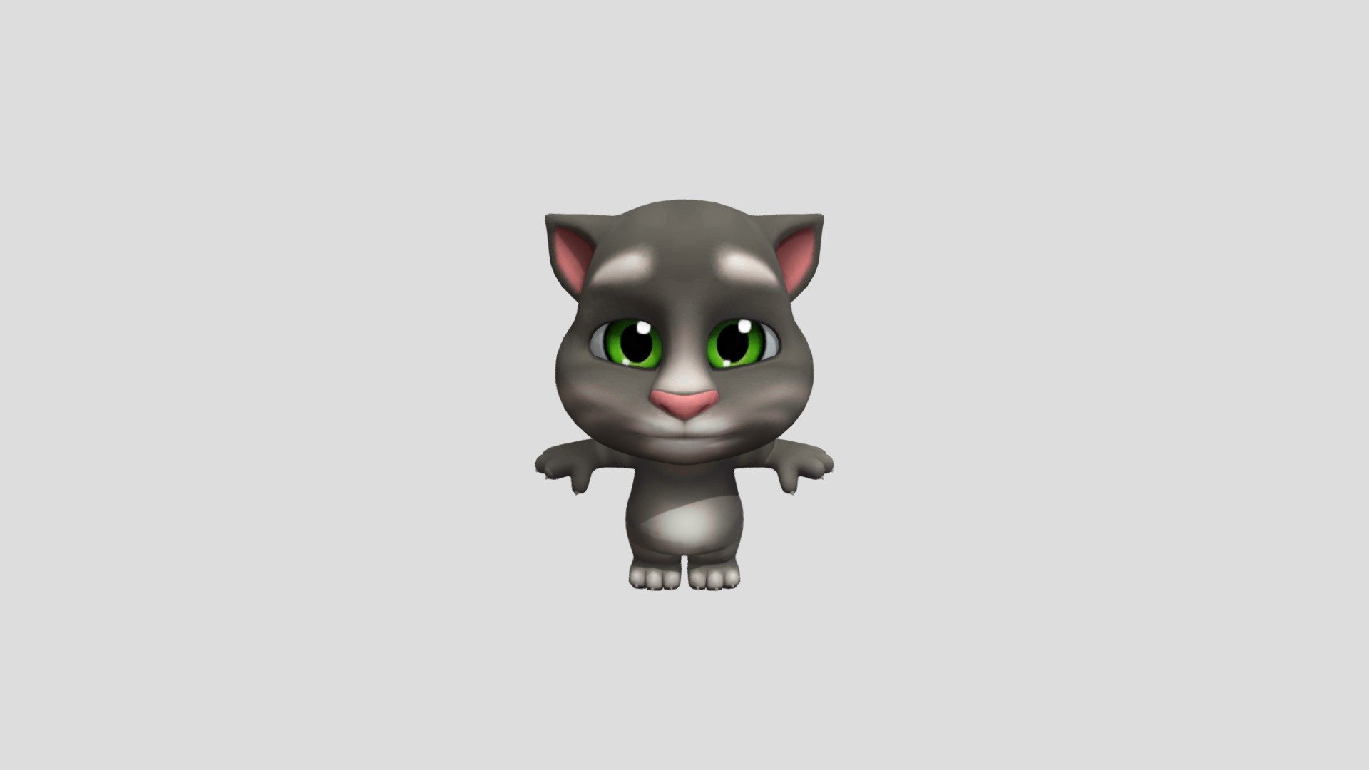 my talking tom 2 tom cat baby - Download Free 3D model by RED ANGRY ...