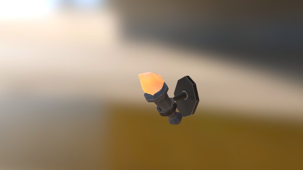Torch 01 - 3D model by Matthys [8244b60] - Sketchfab