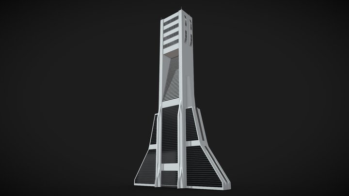 Sci-fi-building 3D models - Sketchfab