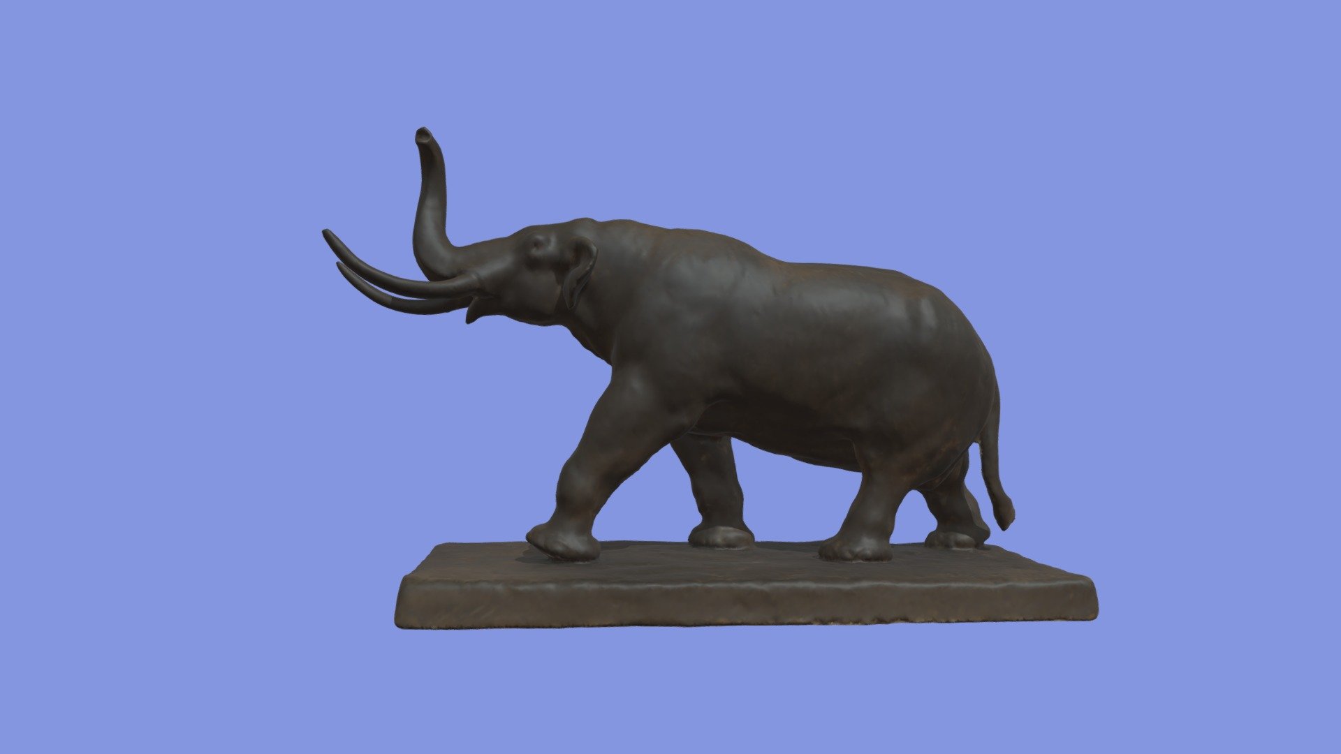 Mastodon Sculpture (VCU_3D_6966) - Download Free 3D model by Virtual ...