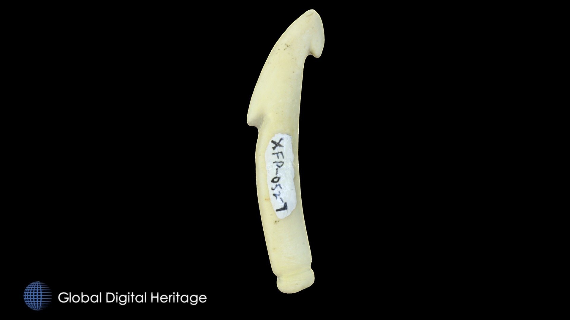 XFP-052 Ivory Fish Hook, Sanak Island, Alaska. - Download Free 3D model ...