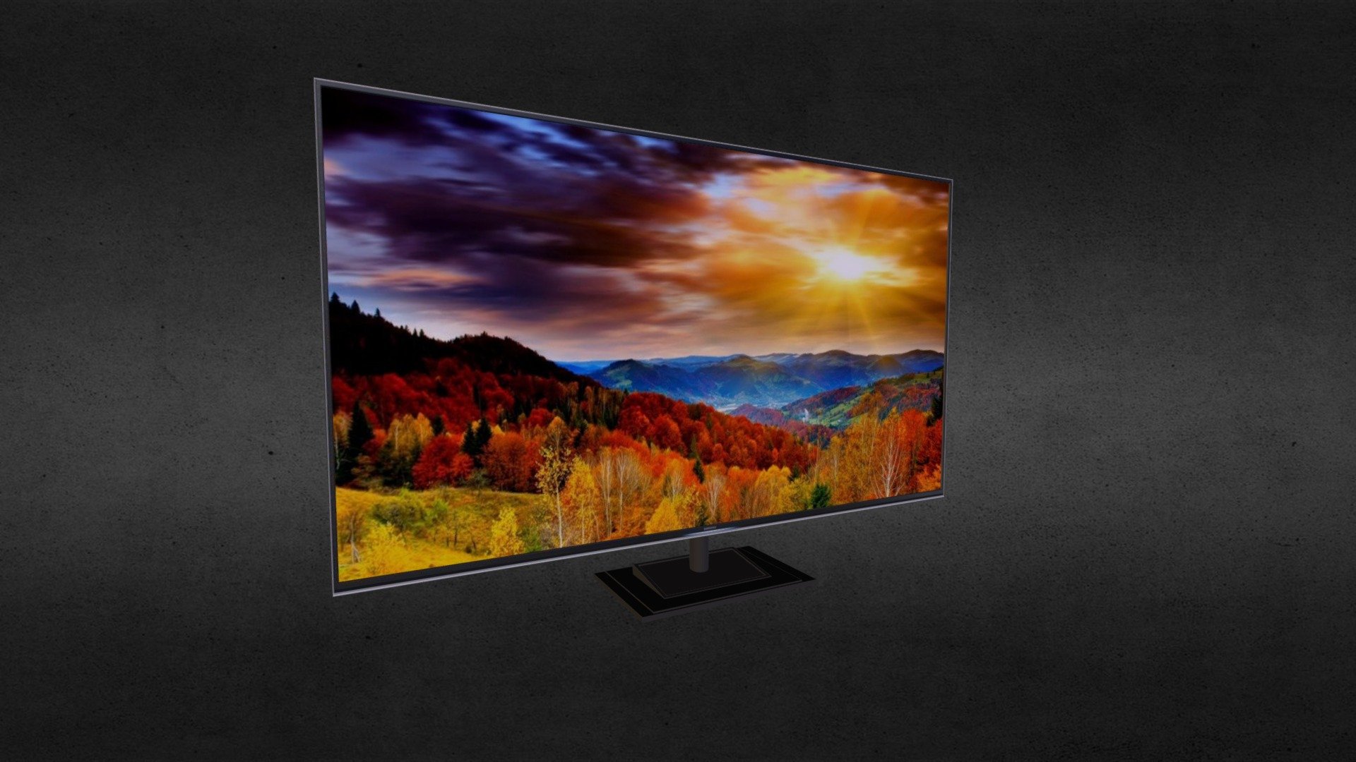 Flat Screen TV - 3D model by chaotictech [82465bd] - Sketchfab