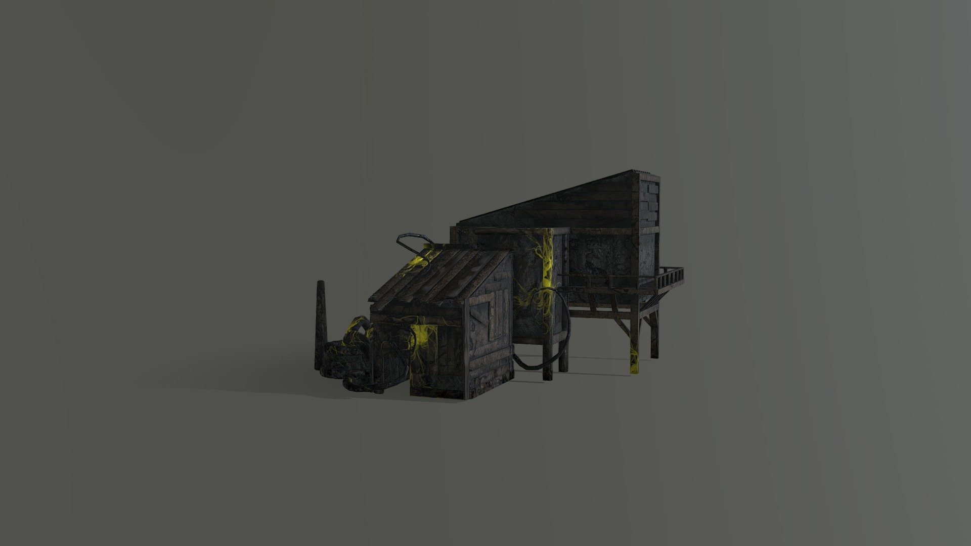 Toxic Infected House - 3D model by Mirthemira [8246b30] - Sketchfab
