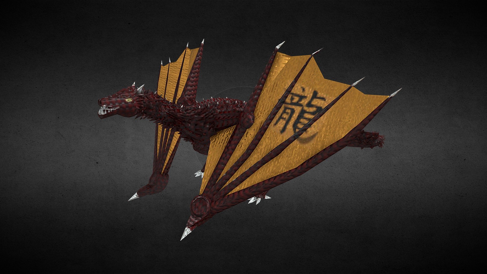 RED DRAGON ANIMATION - 3D model by hlicho [82476bc] - Sketchfab