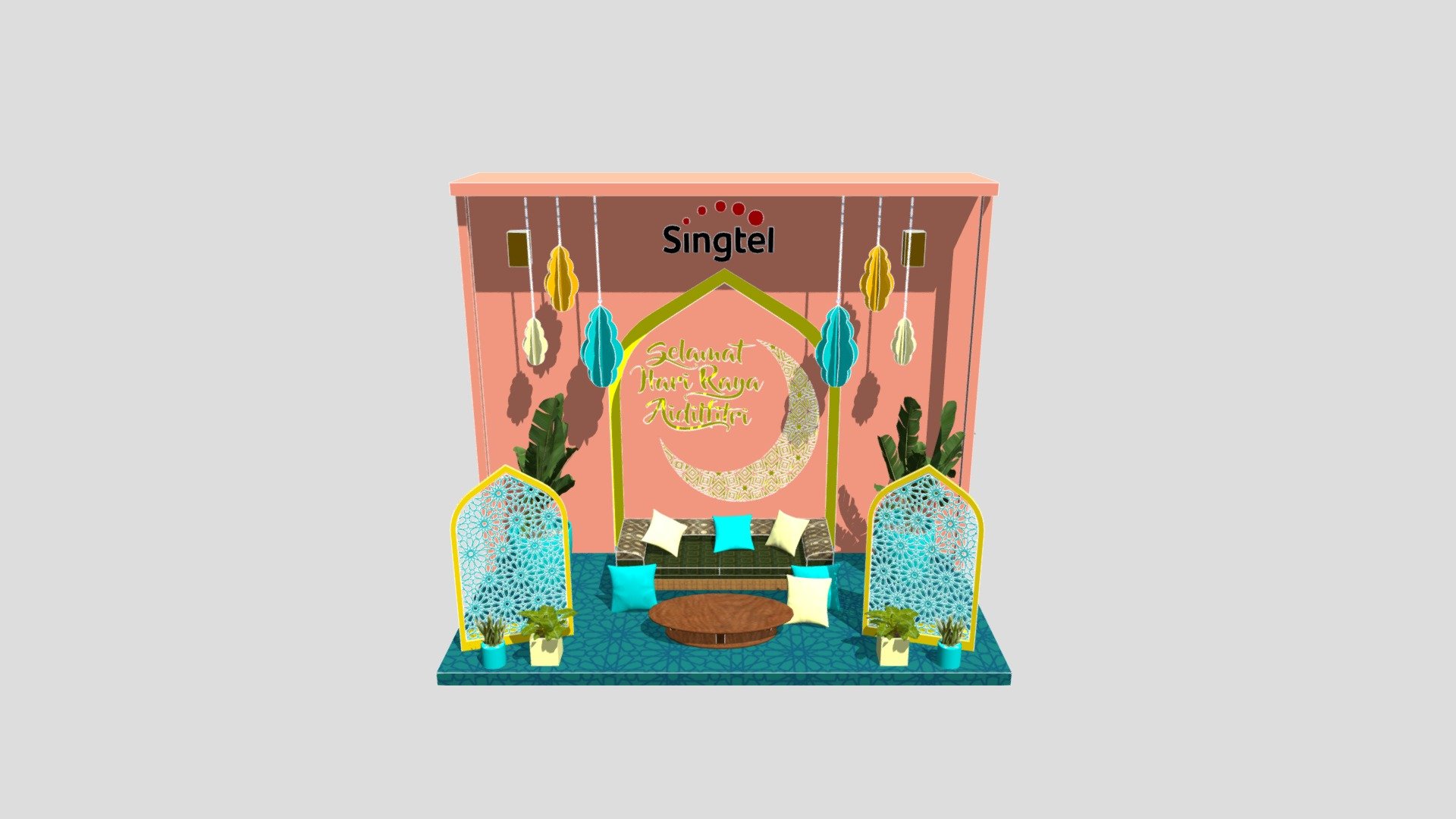 Singtel Hari Raya 2020 - 3D model by Renz.Kenneth.Campos [8249ff7 ...