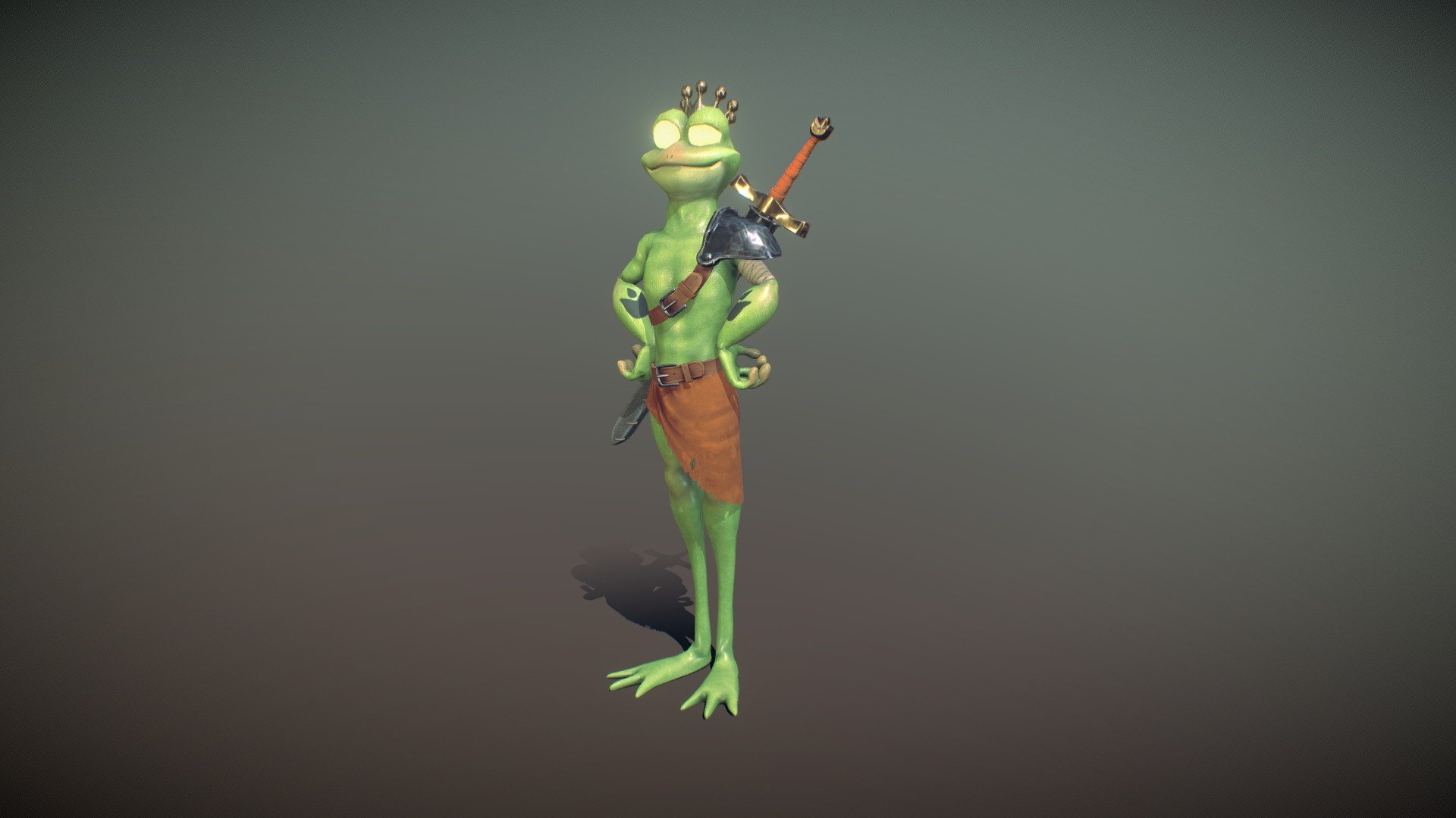 Frog Duke - 3D model by Dylan Desban (@dylan.desban) [824bfa6] - Sketchfab