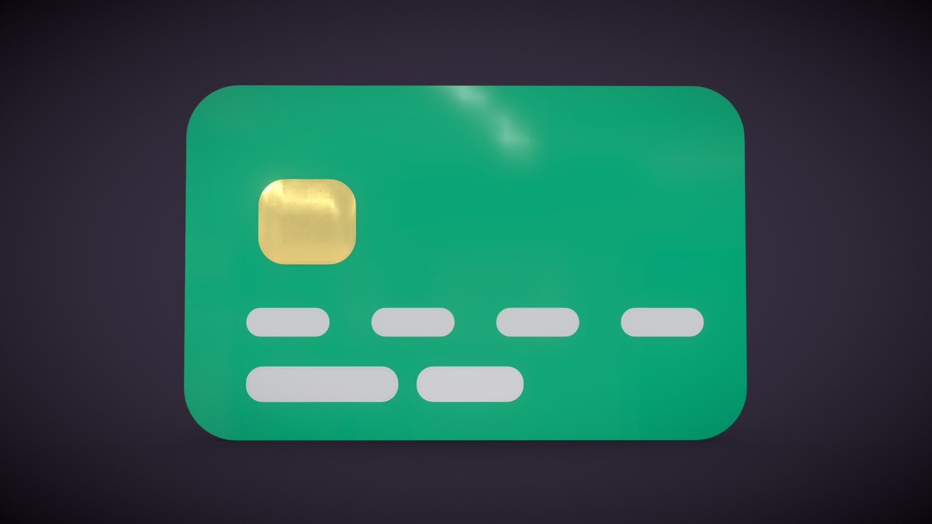 Credit card 💳 Icon 3D model - Buy Royalty Free 3D model by tkkjee ...