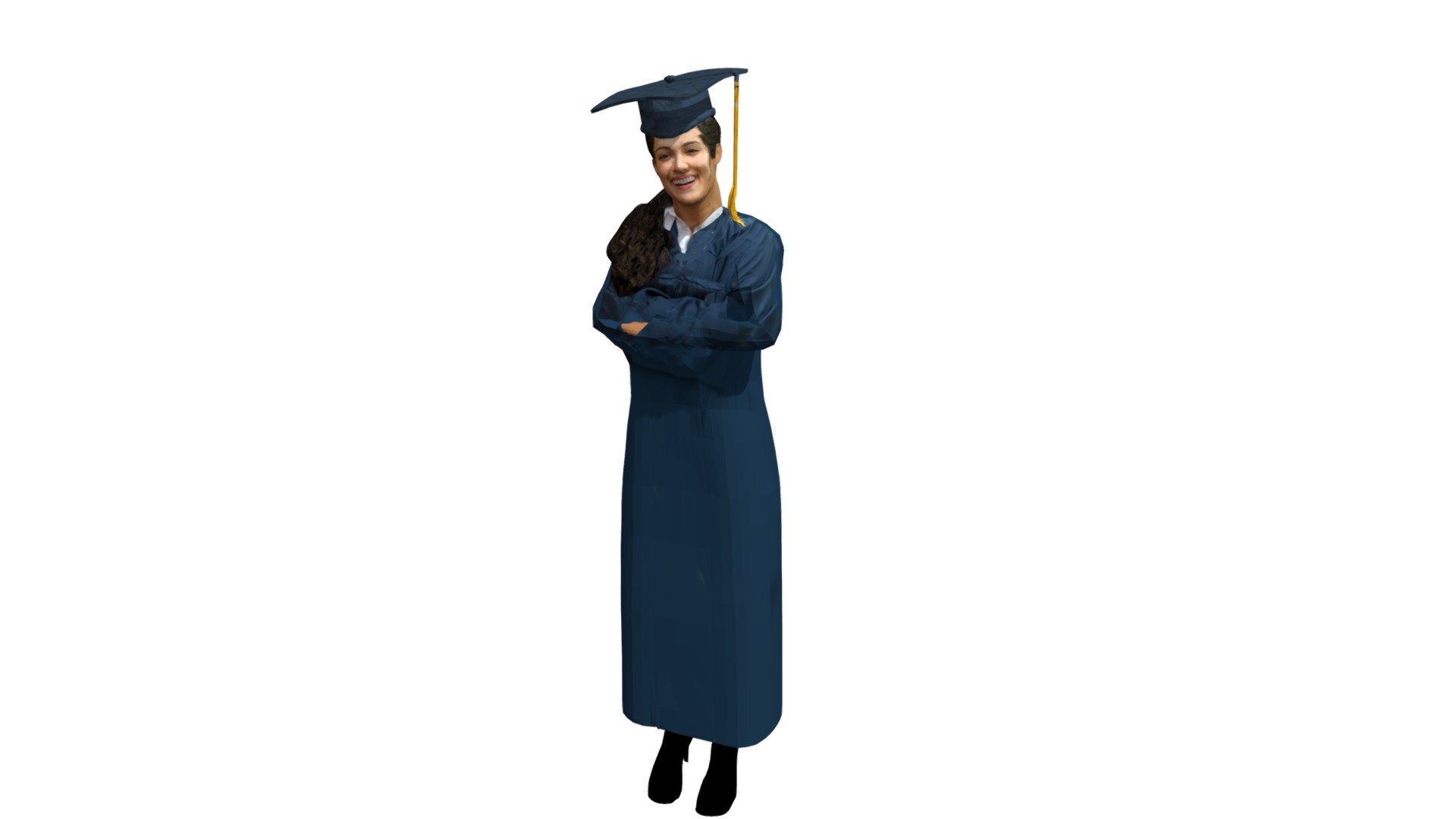 Pic2Statue℠ Graduate 3D Sculpture by STATU3D - 3D model by STATU3D ...