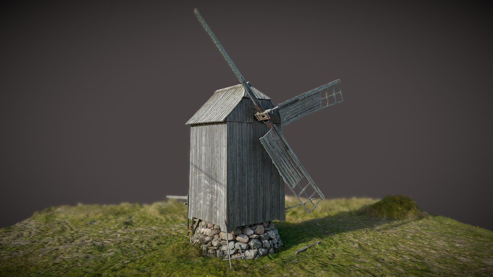 Tõnise windmill - 3D model by Saulius.Zaura [824e0df] - Sketchfab