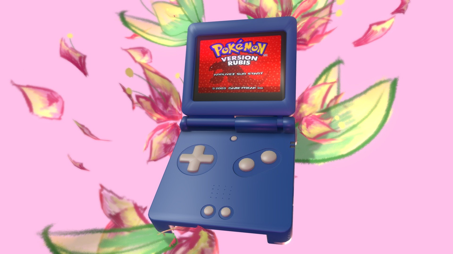 GameBoy Advance SP - 3D model by MonsieurFraisy [8250c5d] - Sketchfab