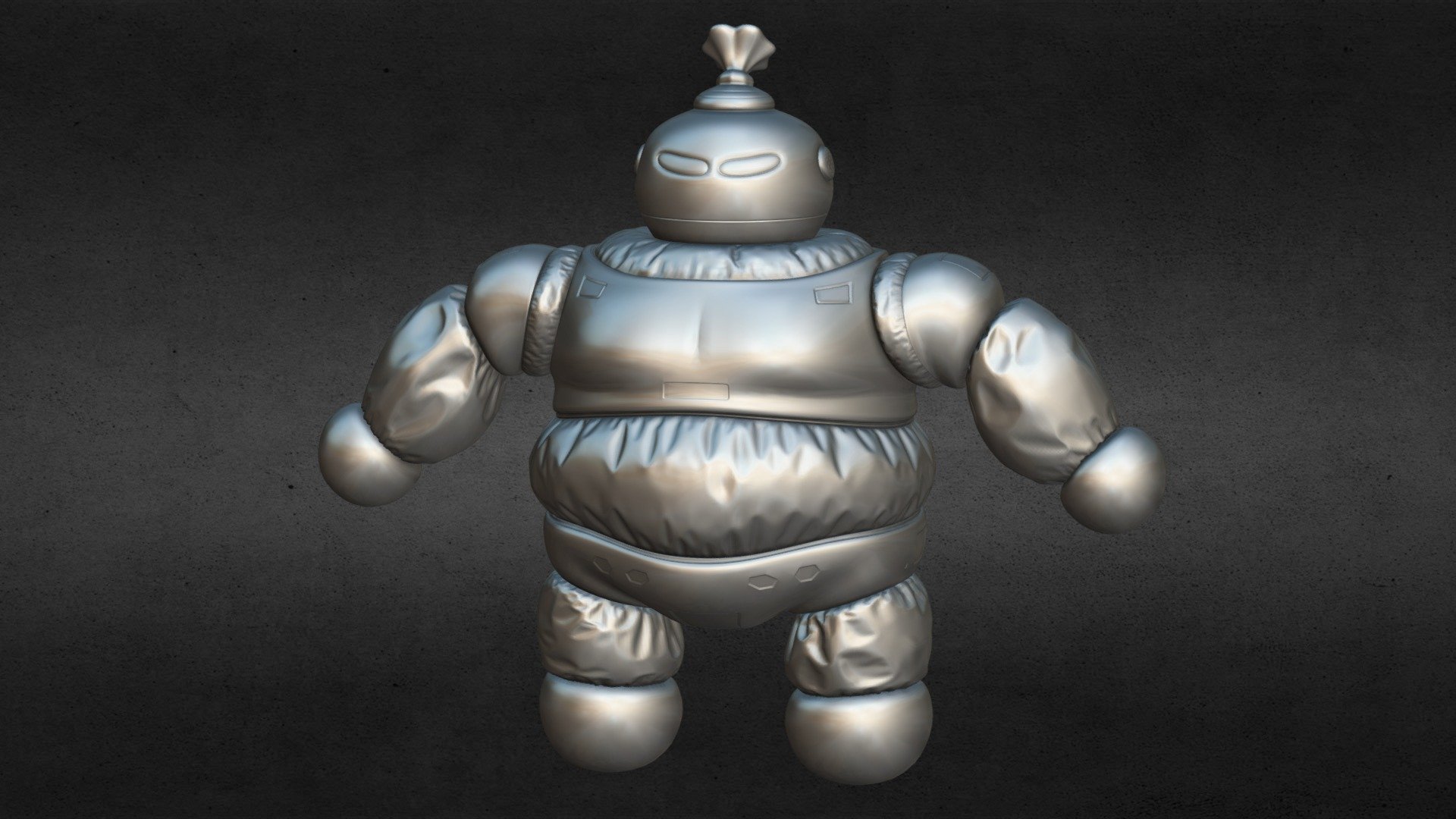 Cyber Sumo robot (original concept, hi-poly) - Buy Royalty Free 3D ...