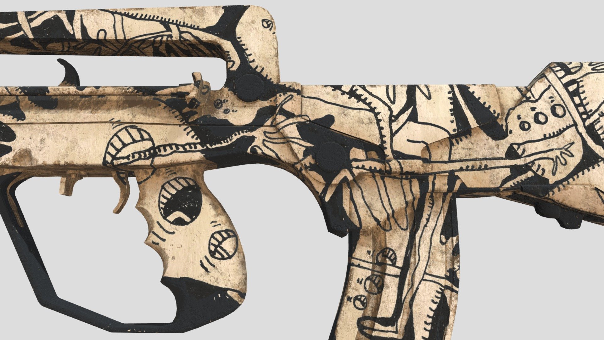 famas - 3D model by rogersch21 [82516e9] - Sketchfab